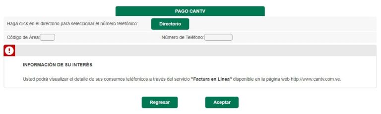 Factura en línea CANTV | ¡Consúltala, págala y descárgala! 2025